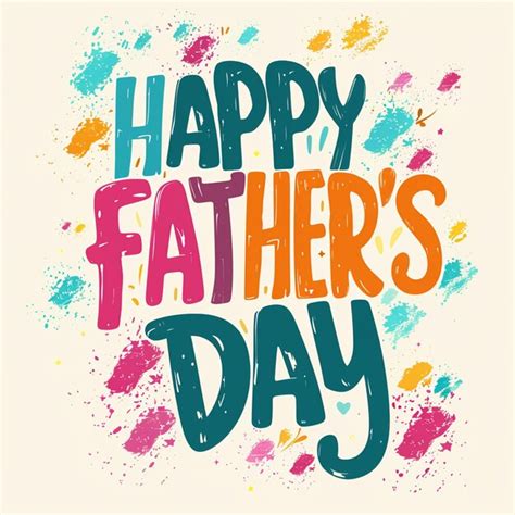 Happy Father Day Greetings Premium Ai Generated Image