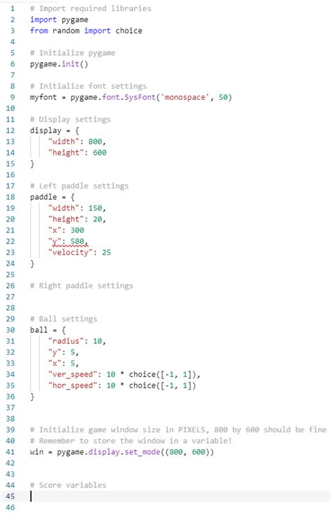 Import Required Libraries Import Pygame From Random Chegg