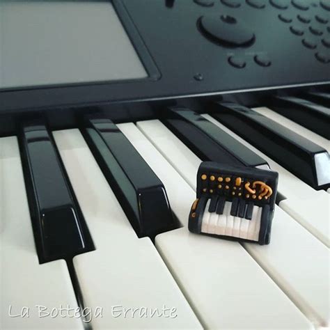 Synth Keyboard Piano Miniature Clay Fimo Synth Analogue Music Mini Moog