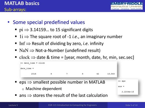 Egr 115 Introduction To Computing For Engineers Ppt Download