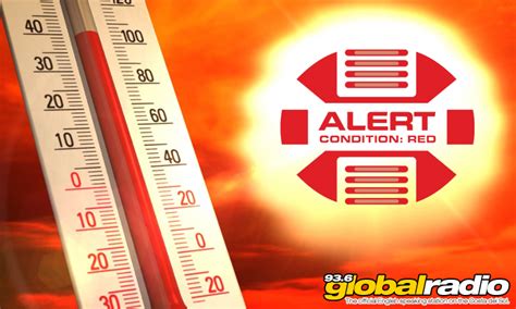 Red Weather Warning For Wednesday 936 Global Radio