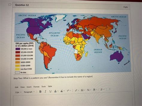 solved step one what is the map showing edit view insert