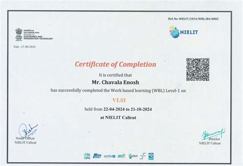 Vlsi Digitaldesign Verilog Fpga Ipcore Matlab Nielitcalicut Enosh Chavala