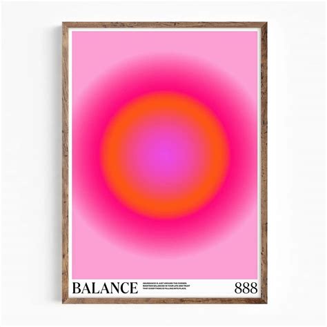 Buy Geetez Angel Numbers 888 12x18 Inch Balance 888 Color Gradient Aura Aesthetic 888