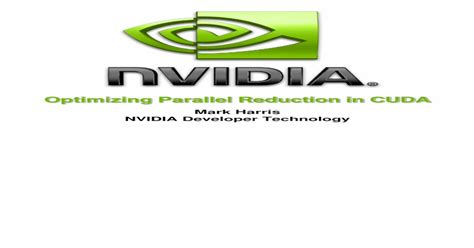 Pdf Optimizing Parallel Reduction Dokumentips