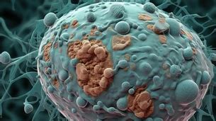 Cell Of A Human Female Nucleus Surrounded By Blue Backgrounds Free Download Pikbest