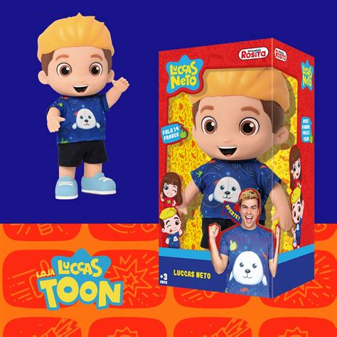 Novo Boneco Do Luccas Neto Com Som Fala 14 Frases Luccas Toon