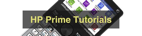 HP Prime Tutorials Math Class Calculator