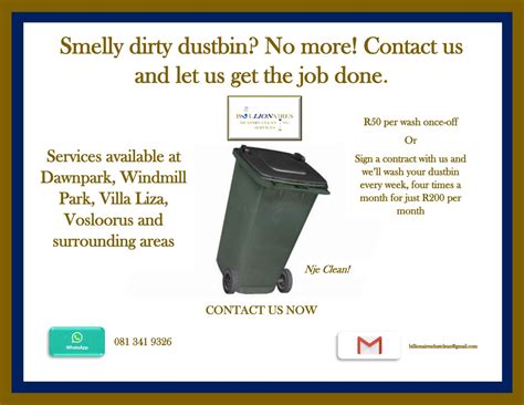 Billionaires Dustbin Cleaning Services