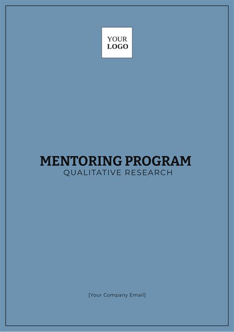Free Mentorship Program Structure Template To Edit Online