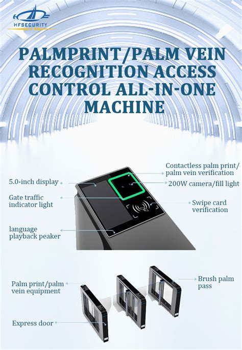 Fr05p Palm Vein Face Access Control Hfsecurity Biometric Solution