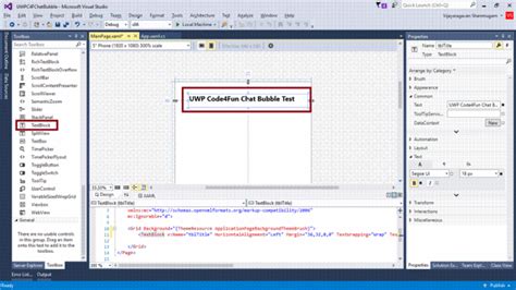 Coding4fun Chat Bubble Control Using Uwp With Xaml And C