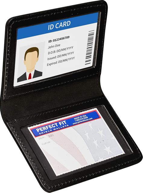 Perfect Fit Shield Wallets 2 Id Leather License Holder Perfect Fit Shield Wallets 2 Id Leather License Holder