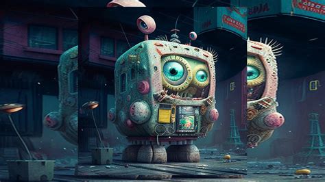 Spongebob But In An Eerie Futuristic Dystopia Youtube