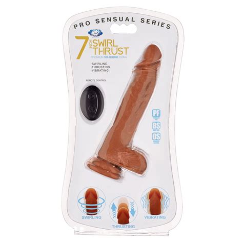 Cloud 9 Pro Sensual 7 Inch Swirl Thrust Brown