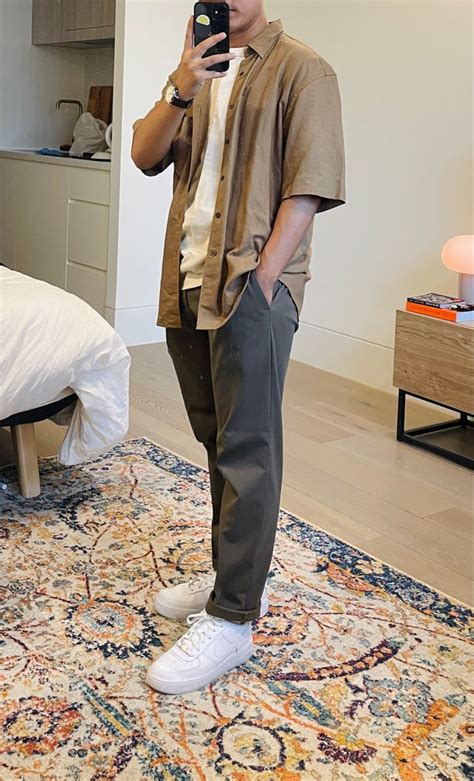 Beige Shirt Beige Shirt Beige Top Outfit Simple Fits