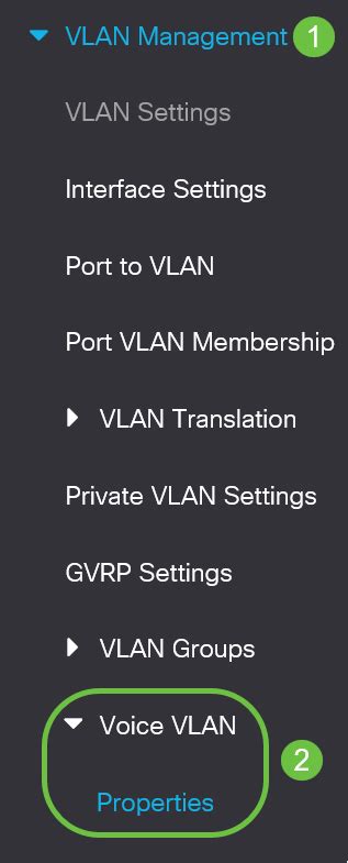 Voice Vlan Configuration On The Cisco Business 250350 Series Switches Cisco