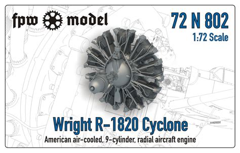 Wright R 1820 Cyclone Fpw Model 72n802