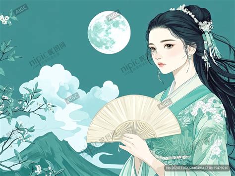 Ai创作图汉服女插画 汉服美人插画 古装女孩插画 汉服女性插画 古装美人插画 古装美女插画 中秋古装插画 古装封面包装插画 古装女性插画 女性古装人物插画 古风美女插画包装设计 古风美女头像