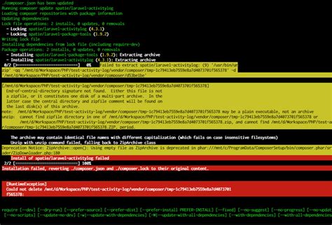 Composer Package Not Extracting End Of Central Directory Signature Not Found · Issue 989