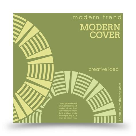 Premium Vector Circular Ornament The Idea Of A Banner Brochure Catalog Or Booklet A Template