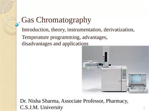Ppt Gas Chromatography Introduction Theory Instrumentation