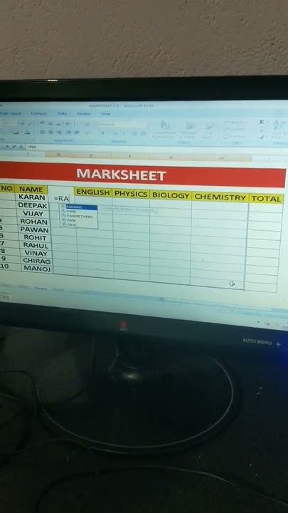 ms excel random number in a range excel computer shorts trending