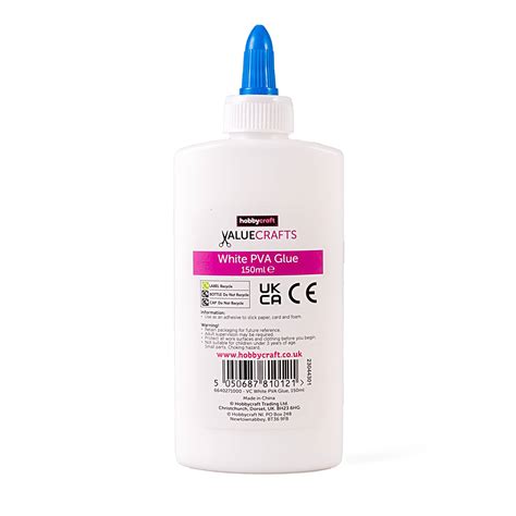 Valuecrafts White Pva Glue 150ml Hobbycraft