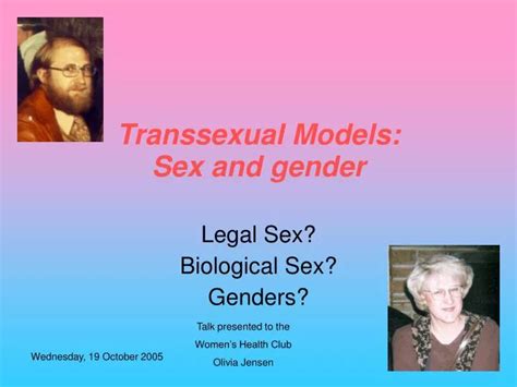 PPT Transsexual Models Sex And Gender PowerPoint Presentation Free Download ID