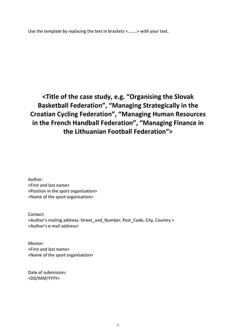 Case Title Example At Kevin Travis Blog