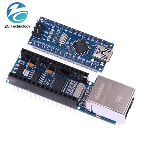 mini enc28j60 ethernet shield v1 0 rj45 microchip hr911105a webserver