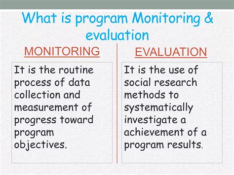 Monitoring And Evaluation Of Extension Programmes Pptx