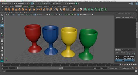 Deanna Crisbacher Intro To Autodesk Maya Modeling In 3d Software