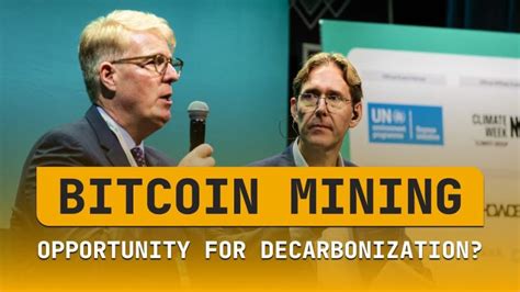 Richard Thomas On Linkedin Bitcoin Mining Challenge Or Opportunity For Decarbonization