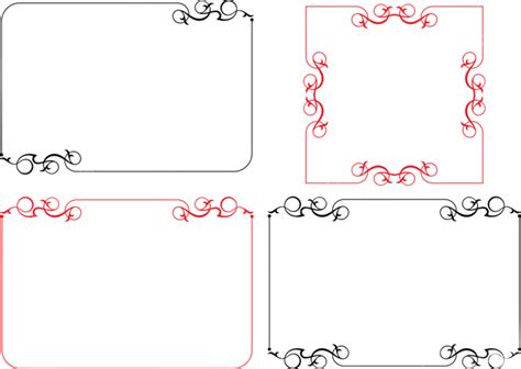 프레임 테두리 디자인 벡터 일러스트 레이 션 포도 수확 데코 창의적인 Png 일러스트 및 벡터 에 대한 무료 다운로드 Pngtree