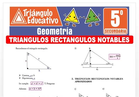 Lineas Y Puntos Notables De Un Triangulo Ejemplos Pdf
