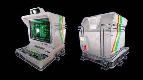 Computer Terminal Pbr Asset