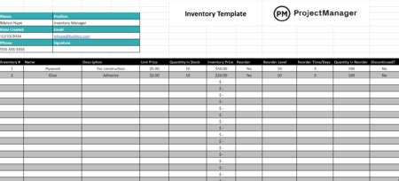 Free Google Sheets Inventory Template Track Your Inventory Online ProjectManager