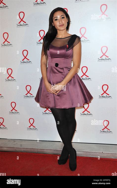 Josephine Jobert Posing At A Photocall For The Launching Of The 2014
