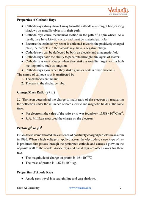 SOLUTION Structure Of Atom Class Notes Neet Chemistry Pdf Studypool