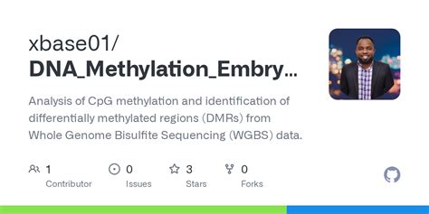 Github Xbase01dnamethylationembryonicdevelopment Analysis Of Cpg