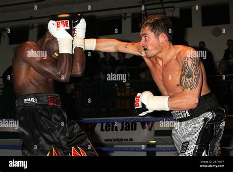 Tony Conquest Silver Shorts Defeats Nick Okoth In A Cruiserweight Boxing Contest At York Hall