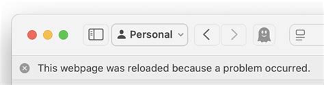 Fixing Safari For Mac Error “this Webpage Was Reloaded Because A