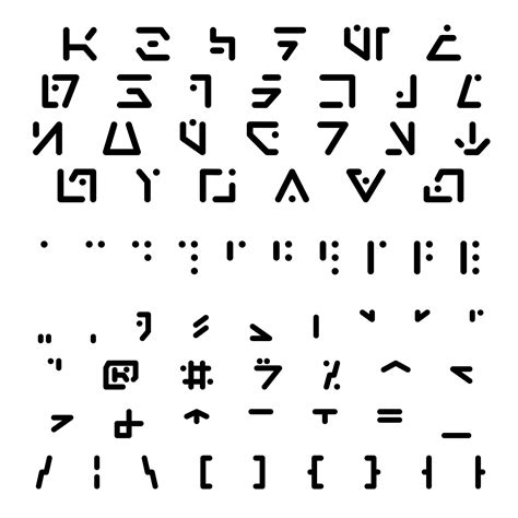 Aurebesh Depot Star Wars Font Instant Download Personal Etsy