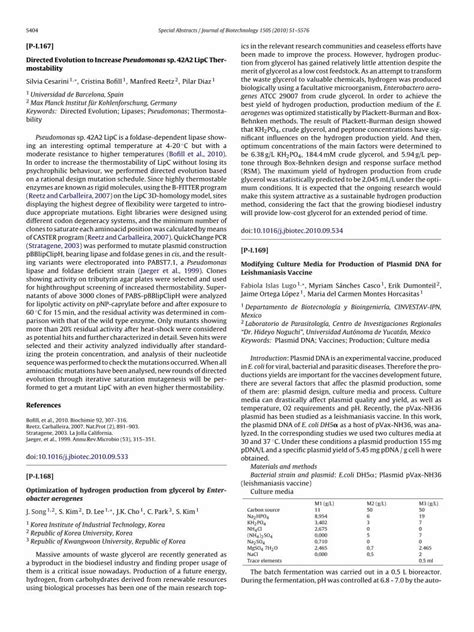 Pdf Optimization Of Hydrogen Production From Glycerol By Enterobacter
