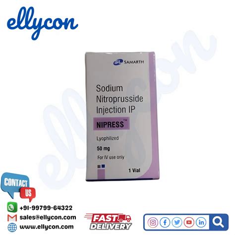 Sodium Nitroprusside Injection Ip At Rs 199vial Sodium Nitroprusside Injection In Surat Id