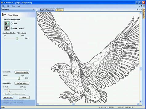Vcarve Pro Image Tracing Vectorization Youtube