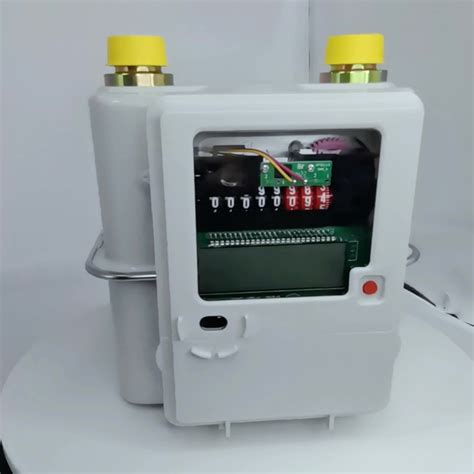 Nb And Lorawan Gas Meter With Valve Automatic On Off Valve Overdue Closing Valve Lcd Gas Meter