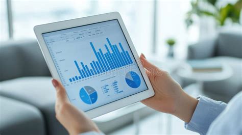 Business Analytics And Data Visualization On Tablet For Strategic Insights And Decision Making