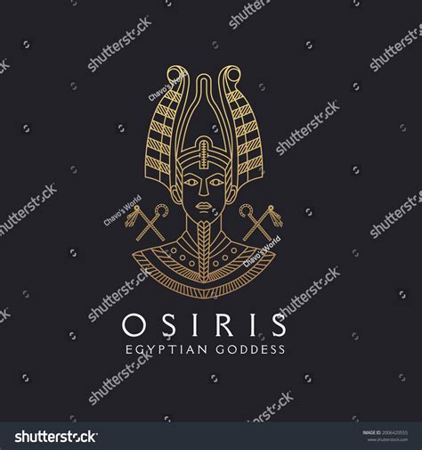 Osiris Egyptian God Symbol Ägyptische Götter Osiris Flach Png Und